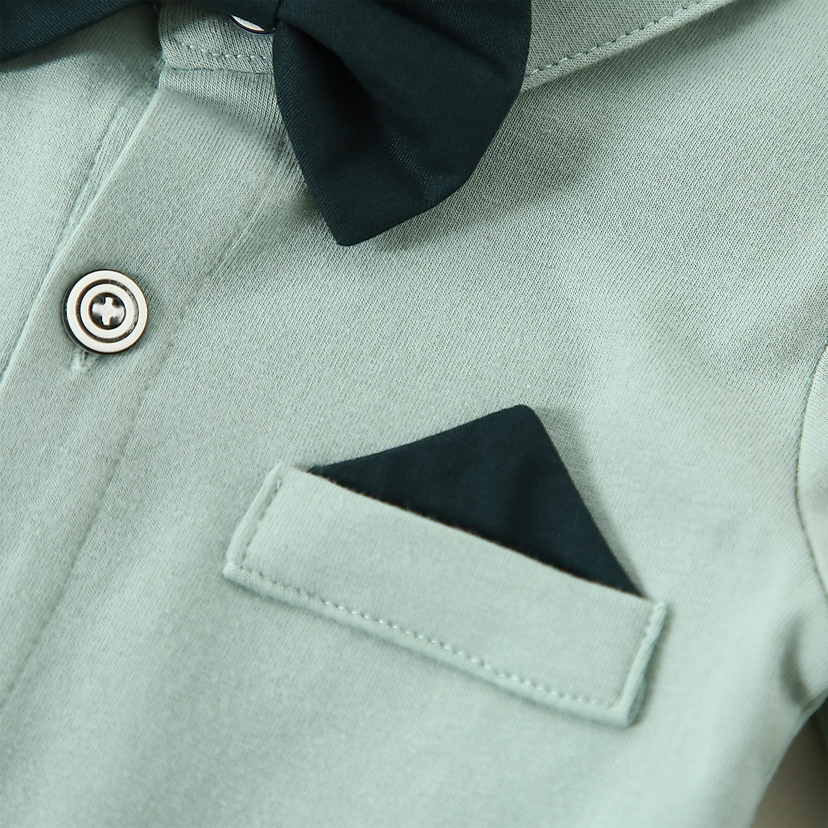 WESIDOM Baby Boy Clothes 0-18M Newborn Infant Gentleman Outfit, Shirt+Bowtie+Beret+Suspender Pant Baby boy Suit Clothing Set