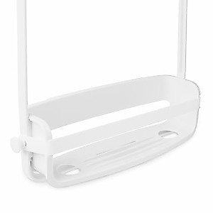 Umbra Flex Hanging Shower Caddy, Bathtub Shelf and Bathroom Organizer, White