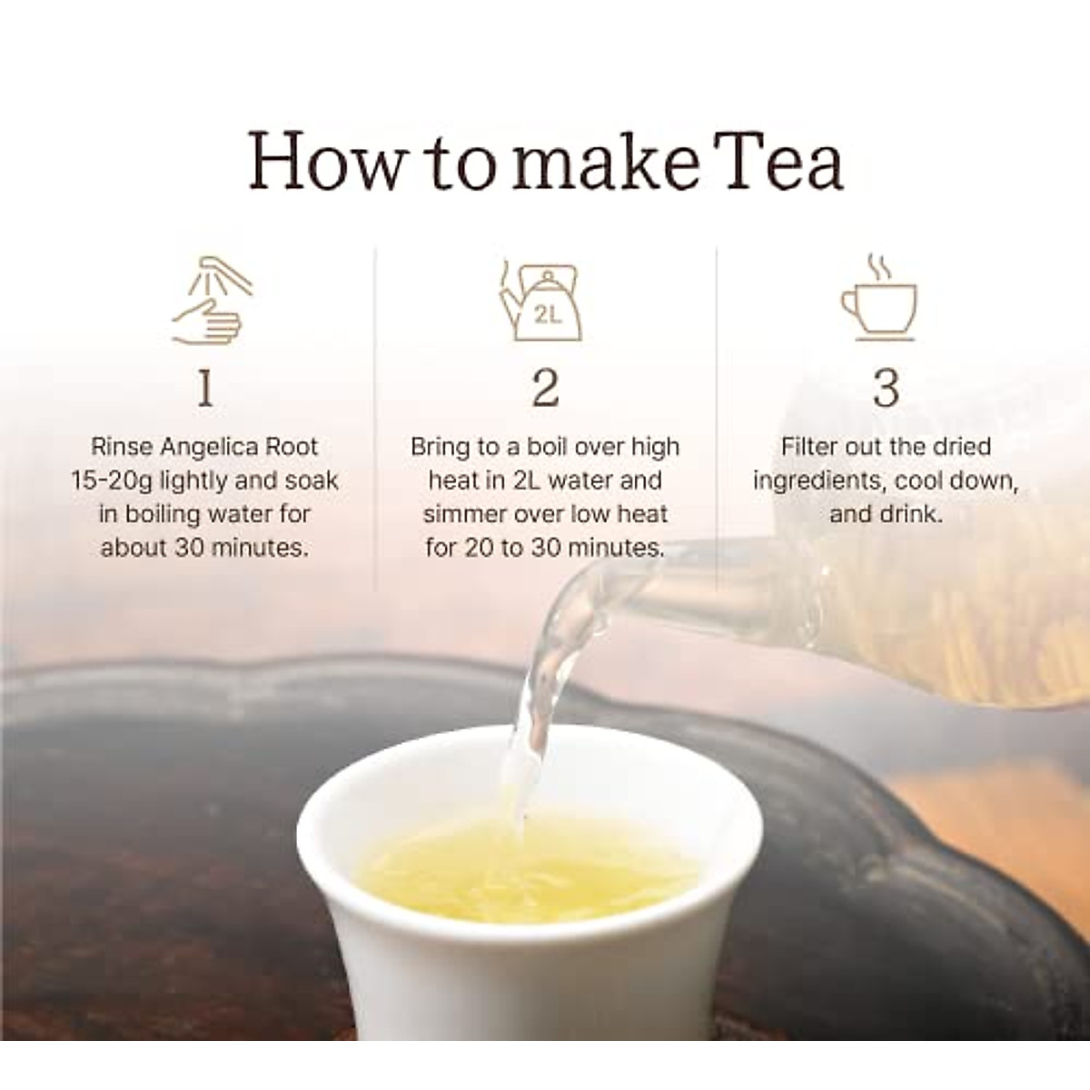 Adderenity Dried Angelica Root 2oz (57g) Dong Quai Dried Cut Root Good Flavor Tea 100% Natural Angelica Sinensis Herbal Tea 當歸 당귀