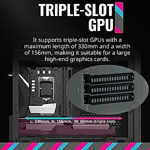 Cooler Master NR200 SFF Small Form Factor Mini-ITX Case, Vented Panels, Triple-slot GPU, Tool-Free, 1x 120mm Fan, 1x 92mm, 360 Degree Accessibility (MCB-NR200-KNNN-S00)