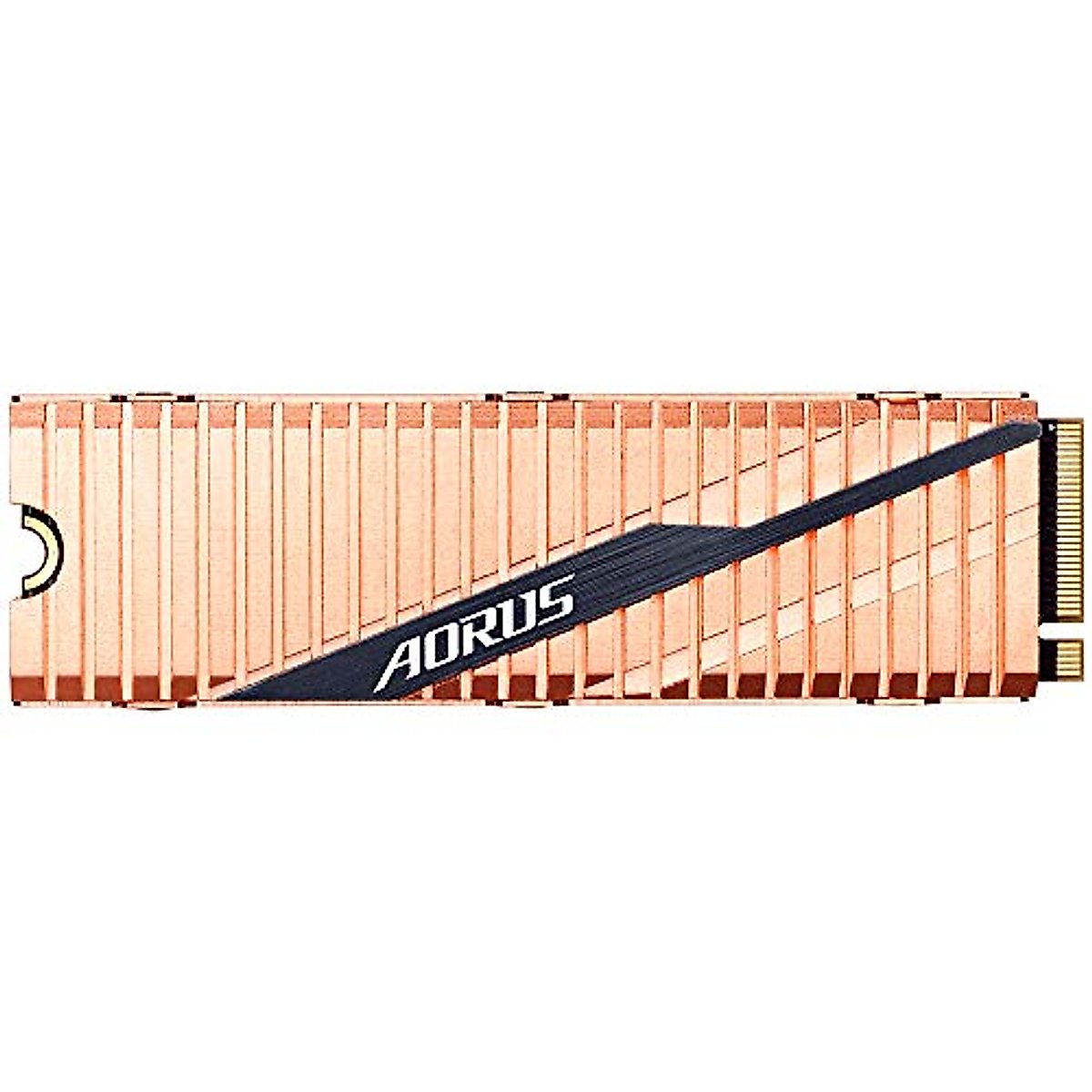 GIGABYTE AORUS NVMe Gen4 M.2 1TB PCI-Express 4.0 Interface High Performance Gaming, Full Body Copper Heat Spreader, Toshiba 3D NAND, DDR Cache Buffer, SSD GP-ASM2NE6100TTTD
