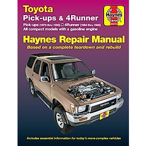 Toyota Pick-ups (79-95), 4Runner (84-95) & SR5 Pick-up (79-95) Haynes Repair Manual (Does not include information specific to diesel engines, T100 or Tacoma information) (Haynes Manuals)