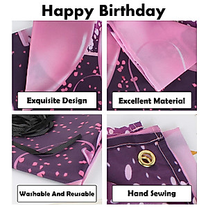 PAKBOOM Happy 29th Birthday Banner Backdrop - 29 Birthday Party Decorations Supplies for Women - Pink Purple Gold 4 x 6ft