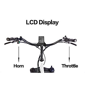 Soumye 48V500W13Ah 26" Step-Thru Beach Cruiser Electric Bicycle City E-Bike Mountain Bike (Step-Thru Green)…