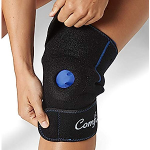 ComfiLife Knee Ice Pack with Wrap – Knee Brace – Reusable Hot & Cold Therapy Gel Pack – Adjustable Compression Support for Injuries, Knee Pain, Knee Surgery, Arthritis, Meniscus and More