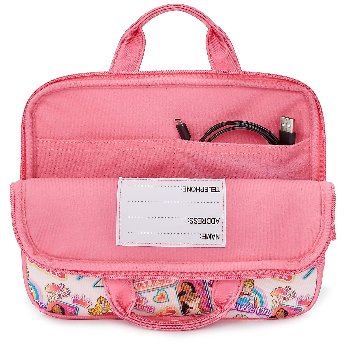 Disney Princesses Zipper Sleeve for all versions of Fire Kids and Kids Pro 7" or 8" Tablets