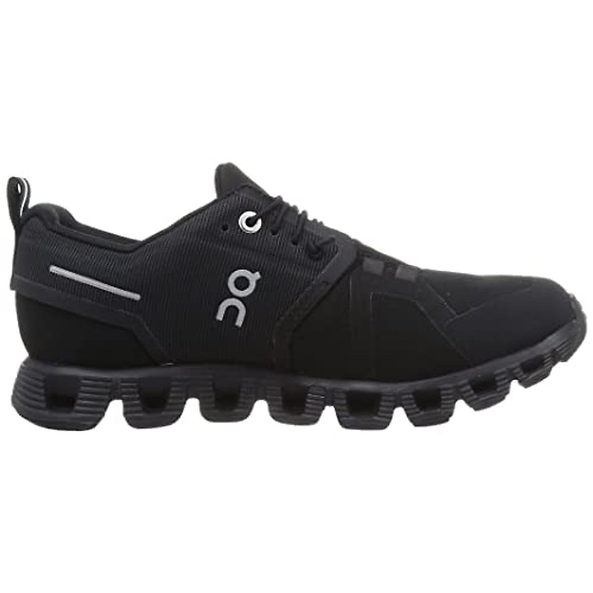 On Women's Cloud 5 Waterproof Sneakers, All Black, 8 Medium US