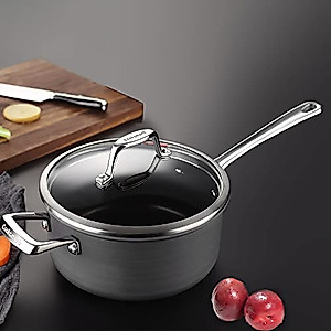 All in One Pan 13 Piece Induction Cookware Set, Non Stick Pots and Pans Sets,Dishwasher Safe Oven Safe, Black