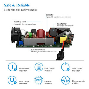 19V AC DC Adapter Charger for Westinghouse HD TV LD-3240 LD-3255VX LD-3235 LD-3237 LD-3255VX LD-3257DF 24" 32" 42" 46" idescreen LED HDTV LCD Power Supply Cord