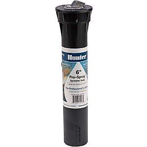 Hunter Industries PROS06 Hunter Pro 6" Pop-up Sprinkler Spray, Small, Black