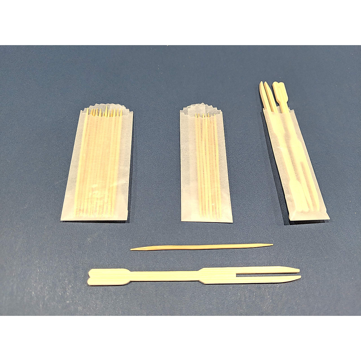 Mini Glassine Wax Paper Bag (Blue, Large, 500 Count)