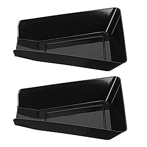 Zerodeko 2 Pcs Coffee Cupping Sample Tray Reusable Plate Plastic Dish for Scooping and Weighing Coffee Beans Home Kitchen Use Black 200g