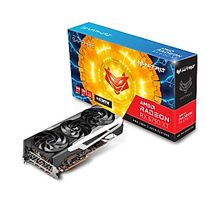 Sapphire 11318-01-20G Nitro+ AMD Radeon RX 6750 XT Gaming Graphics Card with 12GB GDDR6, AMD RDNA 2