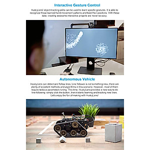 HUSKYLENS - an Easy-to-use AI Machine Vision Sensor/Smart Vision Robot Camera- Face Recognition Tracking for Raspberry Pi, Micro: bit (HUSKYLENS)