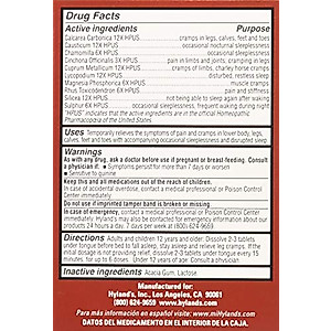 Hyland's Leg Cramps PM Tablets 50 ea 50 Count (Pack of 2)