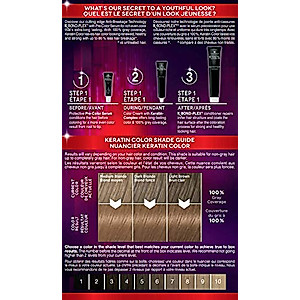 Schwarzkopf Keratin Color 7.55 Dark Golden Blonde Permanent 100% Gray Coverage