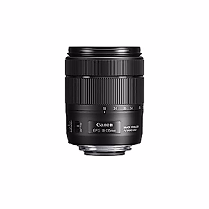Canon EF-S 18-135mm f/3.5-5.6 Image Stabilization USM Lens (Black) (Renewed)