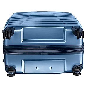 it luggage Prosperous 32" Hardside Checked 8 Wheel Expandable Spinner, Metallic Blue