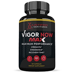 (5 Pack) Vigor Now Max 1600MG All Natural Advanced Men's Health Formula 300 Capsules