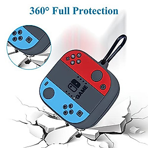 Powerbeats Pro Case, 3D Cute Cartoon Stylish Shockproof Protective Silicone Case Cover for Powerbeats Pro with Keychain Accessories for Boys Men Teens Kids (Switch Case)