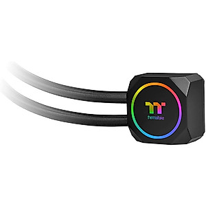 Thermaltake TH360 ARGB Motherboard Sync Edition Intel LGA1700 Ready/AM5/AMD All-in-One Liquid Cooling System 360mm High Efficiency Radiator CPU Cooler CL-W300-PL12SW-B, Black