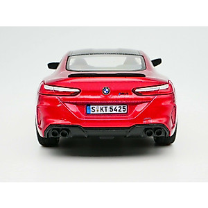 KiNSMART BMW M8 Competition Coupe Red 5" 1:36 Scale Die Cast Metal Model Toy Car w/Pullback Action