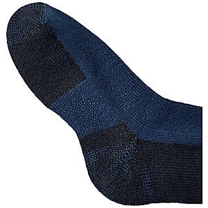 thorlos mens Kx Max Cushion Crew Hiking Socks, Dark Blue, X-Large US