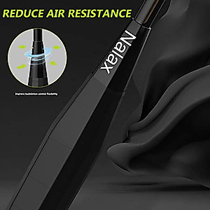 Nalax Badminton Set,2 Player Badminton Rackets Carbon Fiber Badminton Racquet with 3 Shuttlecocks and 1 Carrying Bag,Badminton Backyard Games for Outdoor,Garden,Beach,Family Fun Game