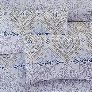 Modern Threads Summer Sun 10-Piece Comforter and Quilted Coverleted Coverlet Set King/California King