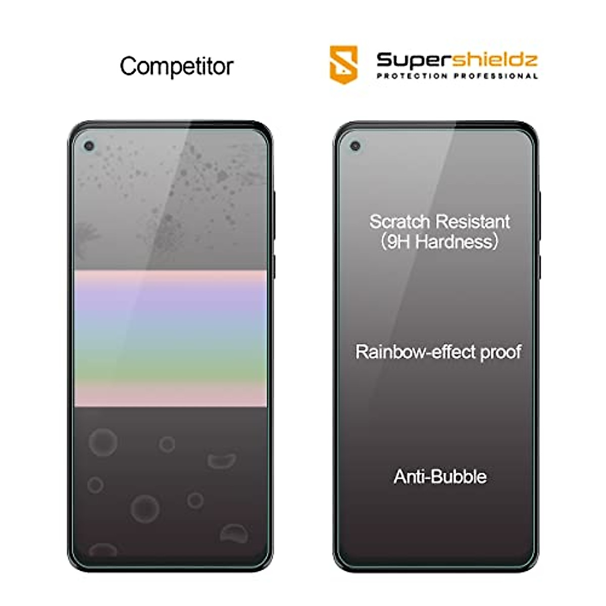 Supershieldz (3 Pack) Designed for Motorola Moto G Stylus (2020) Tempered Glass Screen Protector, Anti Scratch, Bubble Free