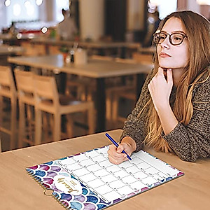 Calendar 2021-2022 - 18 Monthly Wall Calendar, 11'' x 8.5'', Jul. 2021 - Dec. 2022, Twin-Wire Binding, Ruled Blocks with Julian Dates, Vertical, Perfect for Planning and Organizing Home and Office