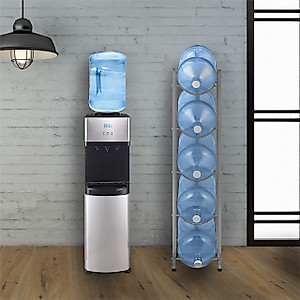 BRIO Single Column Gallon Stands (GREY) (5-TIER)