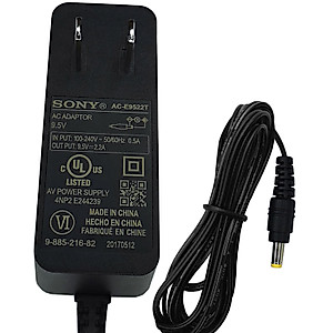 Original 9.5V 2.2A AC/DC Adapter for Sony SRS-XB40 BLK Blue RED Portable Bluetooth Speaker CMT-V10IPN V10iP Audio DVP-FX930 CD/DVD Player AC-E9522T AC-NSA18-95 AC-FX110 CD980 SRSXB40 9V Power Supply