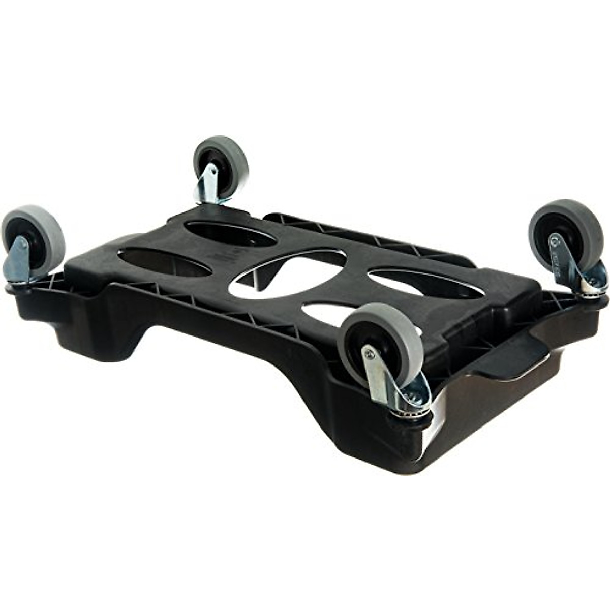 Carlisle FoodService Products TrimLine Plastic Dolly, 15-23 Gallons, Black