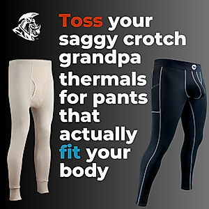 Real Men Pouch Running Tights Legging Medium D Pouch Nylon 1 Pk Black