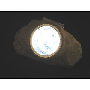 Solar Rock Light 3 Led Spotlight for Home and Garden Set of 4
