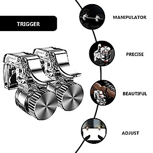 1 Pair of Portable Game Triggers Creative Game Accessories Compatible for R11s Gifts for Men Women