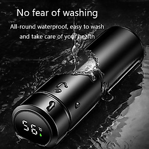 Car Water Bottle for Tesla Model 3 S X Y, Car Travel Mug Insulated Tumbler Coffee MugInsulated Tumbler Leakproof Stainless Steel Thermo Flasks,Black