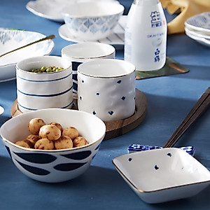 Lenox Blue Bay 4-Piece Stacking Dip Bowl Set, 0.95 LB