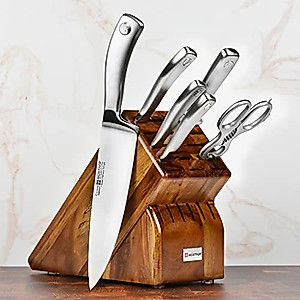 Wusthof Culinar 7 Piece Knife Set with Acacia Block