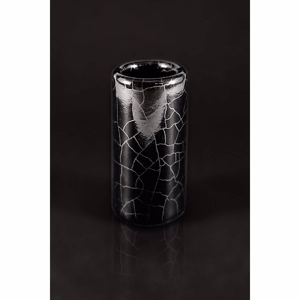 Jet Black Ceramic Guitar Slide (Medium)