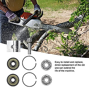 Piston Kit, Stable Performanc 41.1mm Watertight Chainsaw Accessories for Garden Accessories for Poulan 220 221 260 1950 2150 2250 2450 2550