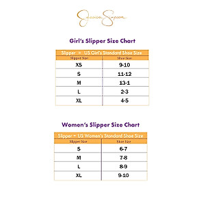 Jessica Simpson Women's Plush Marshmallow Slide on House Slipper Clog with Memory Foam, Black, X-Large