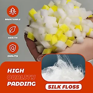 mudilun Indoor Tufted Bench Cushions Soft Thicken Durable Patio Cushion for Outdoor Furniture Double Piping with Lacing Window Seat Pads (36x14x4, Blue)