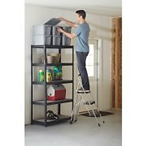 Cosco 3-Step Big Step Folding Stool - Platinum