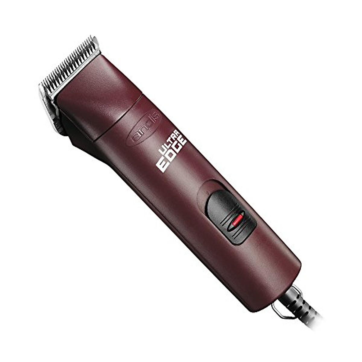 Andis 22685 Professional UltraEdge Super 2-Speed Detachable Blade Clipper – Rotary Motor with Shatter-Proof Housing, Runs Calm & Silent, 14-Inch Cord - For All Coats & Breeds - 120 Volts, Burgundy