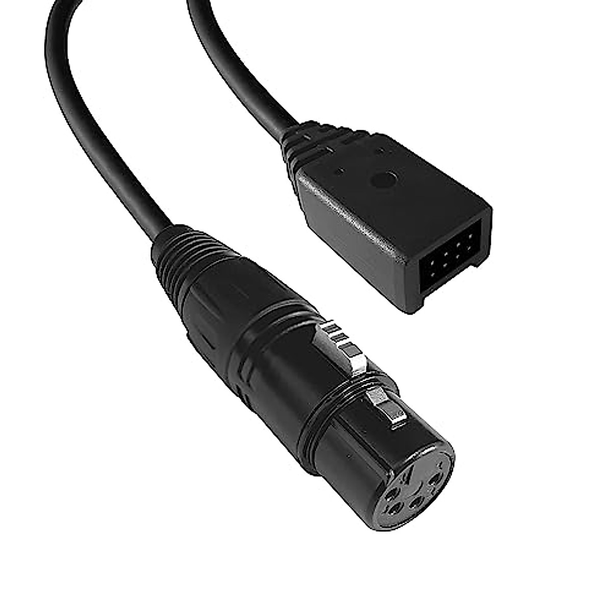 Interchangeable Headset Cable for Clear-Com 300-X4(5ft), XLR Connector Microphone Headphone Wire for Clear-Com CC-110 CC-300 CC-220 CC-400-X4 Headsets, 4 Pin XLR Female Adapter Headphone Cord(2 Pack)