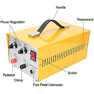 GAOMIN 30a/80a Jewelry Spot Welder Pulse Sparkle Spot Welder Laser Pulse 200/400w High Power Gold Silver Platinum Palladium Necklace Ring Jewelry Spot Welder Mold Tools,30A