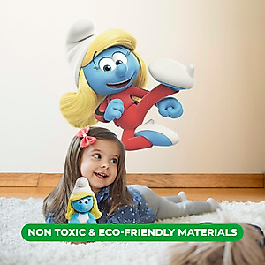 EGD The Smurfs Peel and Stick Wall Decal - EGD X The Smurfs Series - Prime Collection - Nursery Wall Decal for Baby Room Decorations - Mural Wall Decal Sticker (EGDTS031) (Wide 10"x 10" Height)