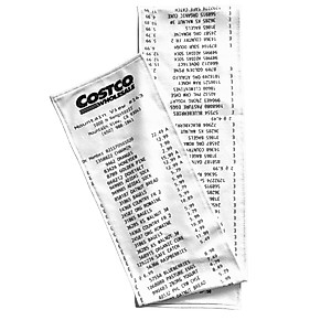 Costco Receipt Scarf, Double Sided, Hilarious 100% Fleece Scarf. Looks Like a Real Costco Receipt